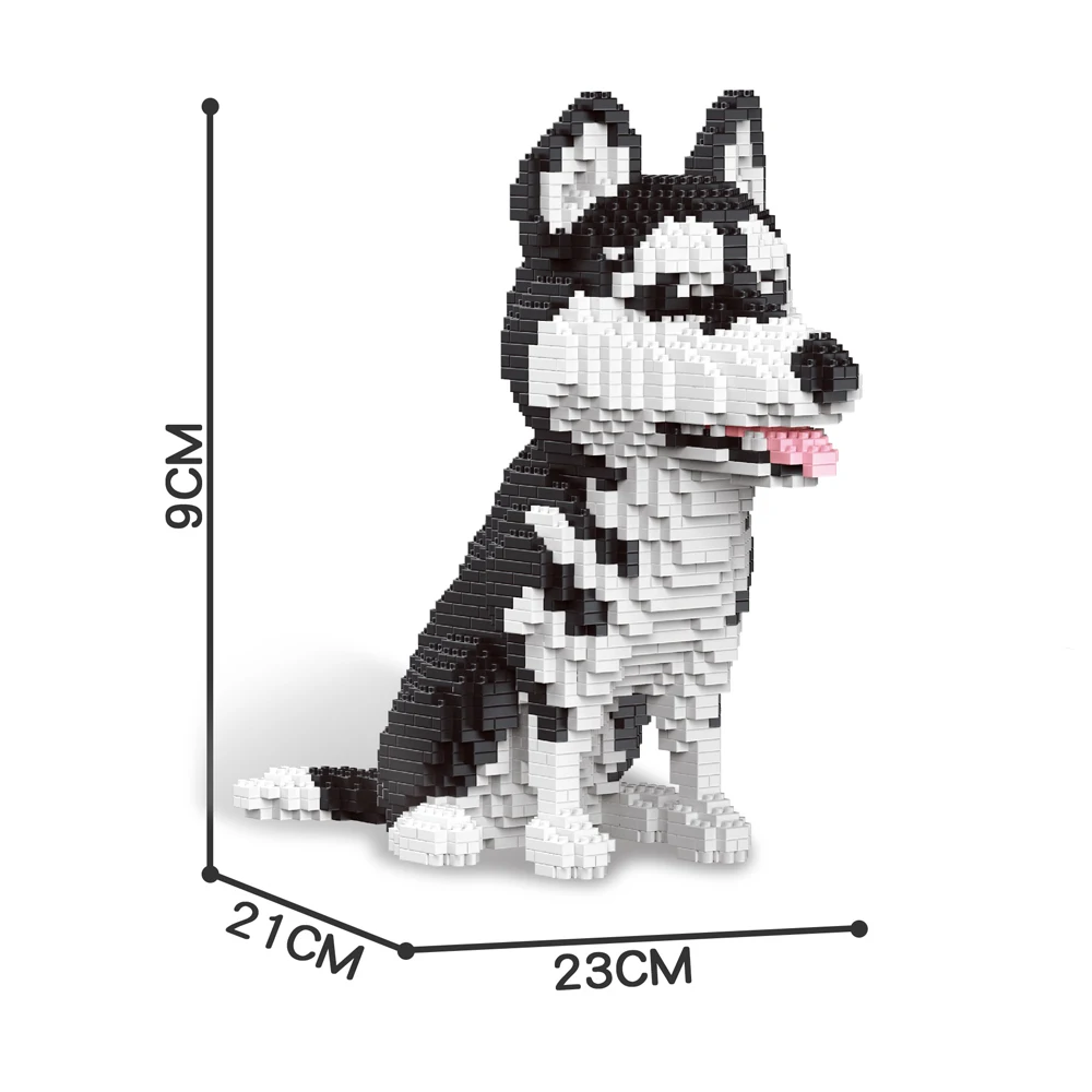Knew Built Four styles of expressive micro particle mini cat building ...