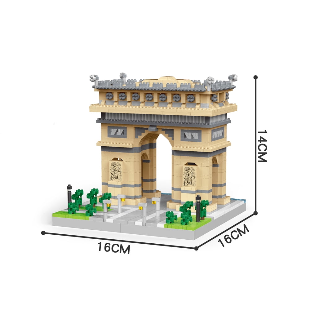 Knew Built Louvre Micro Mini Building Blocks for Adult, Architecture ...