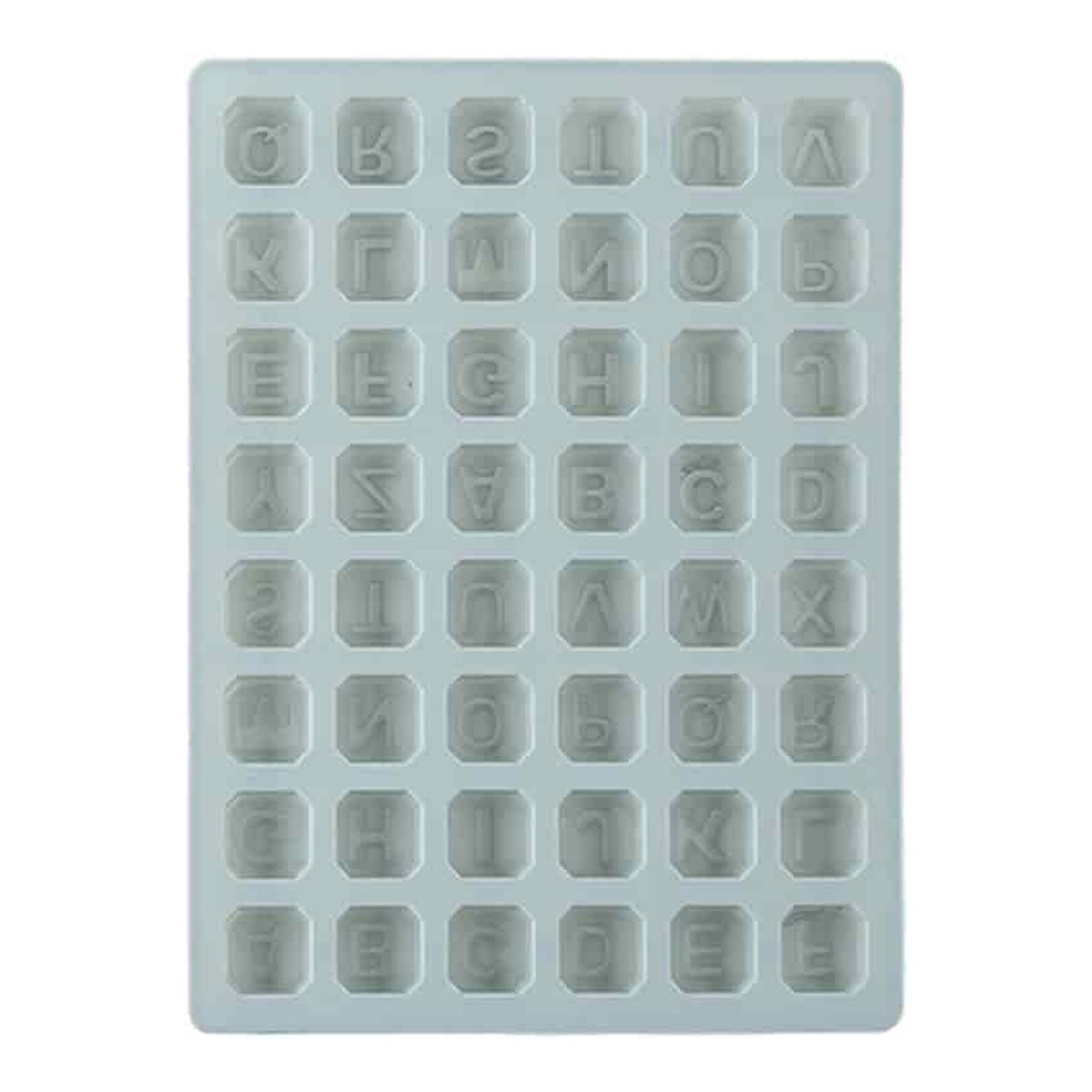 Knfih Silicone Classic Collection Molds Chocolate Candy Jelly Letters ...