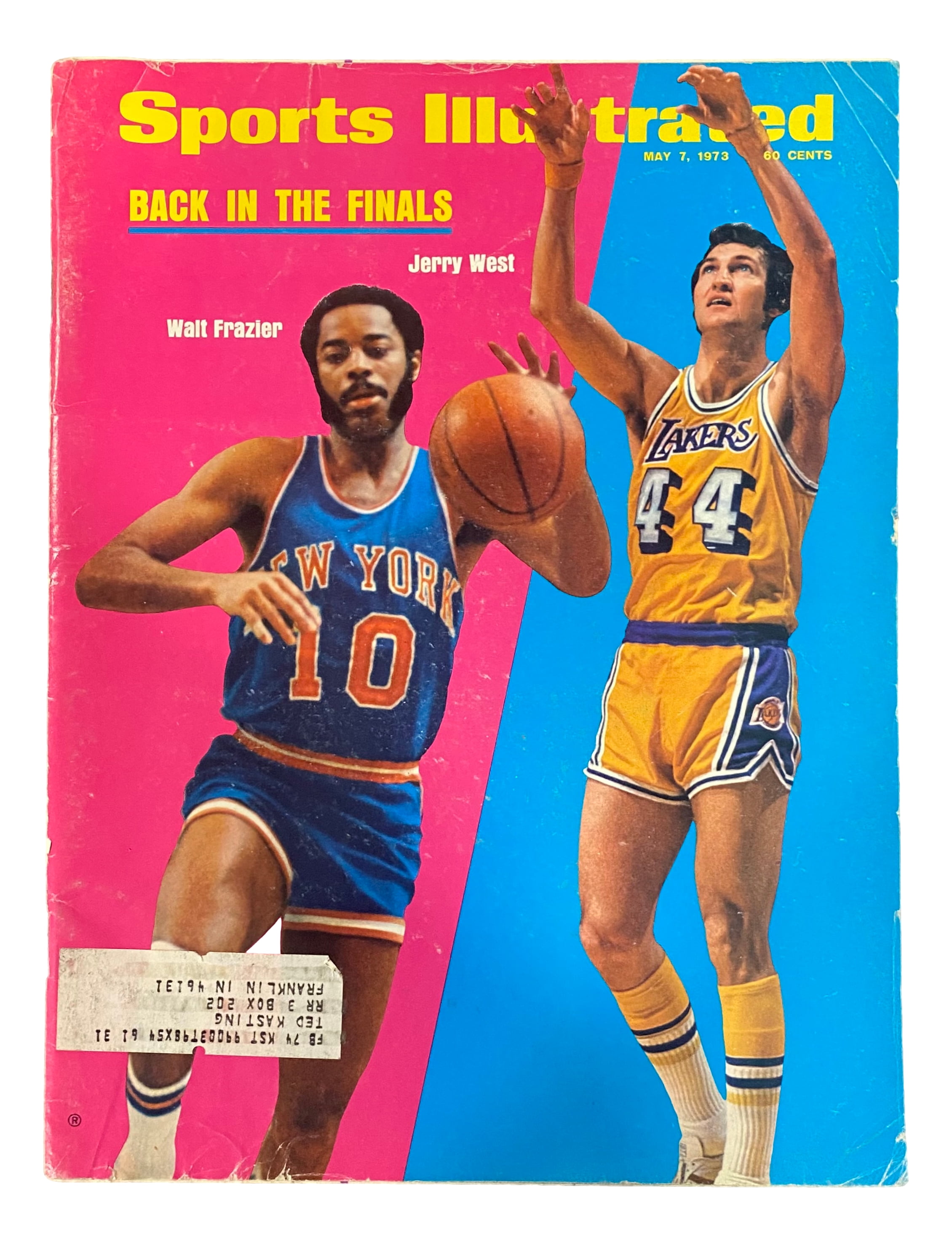 Knicks Walt Frazier Lakers Jerry West Sports Illustrated Magazine May 7 ...