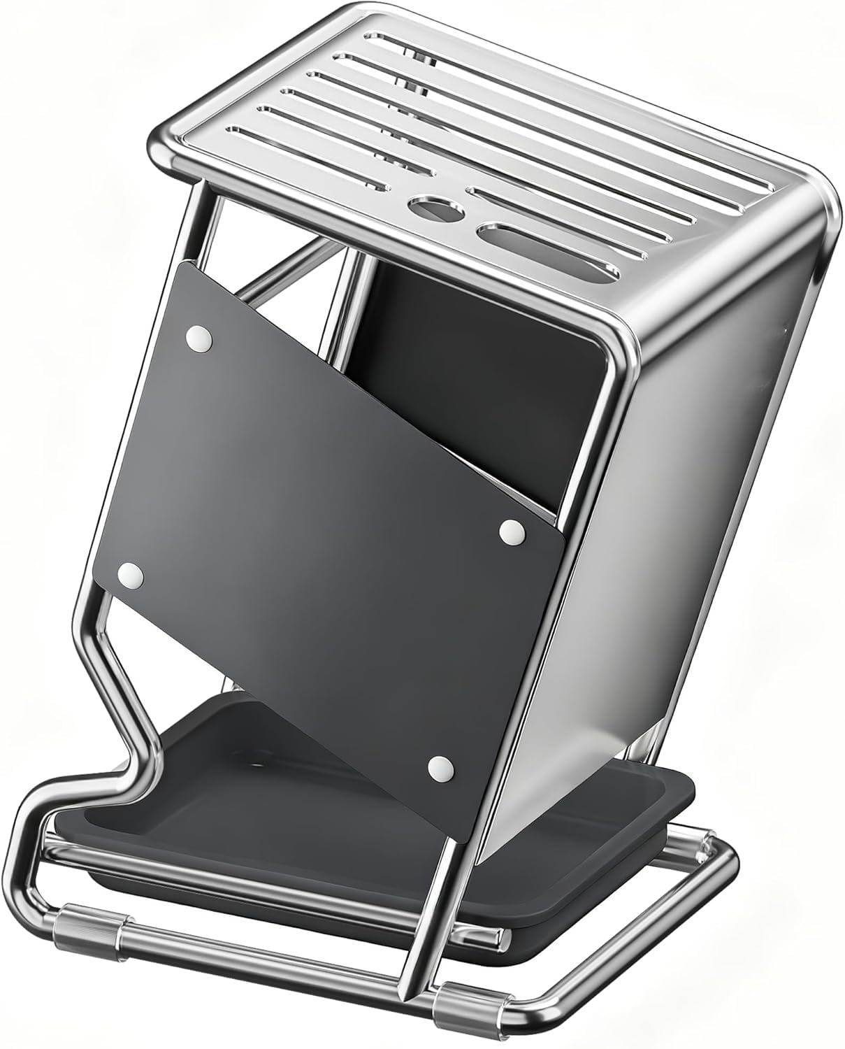 Knife Block Holder without Knives, Universal Kitchen Storage Stand ...
