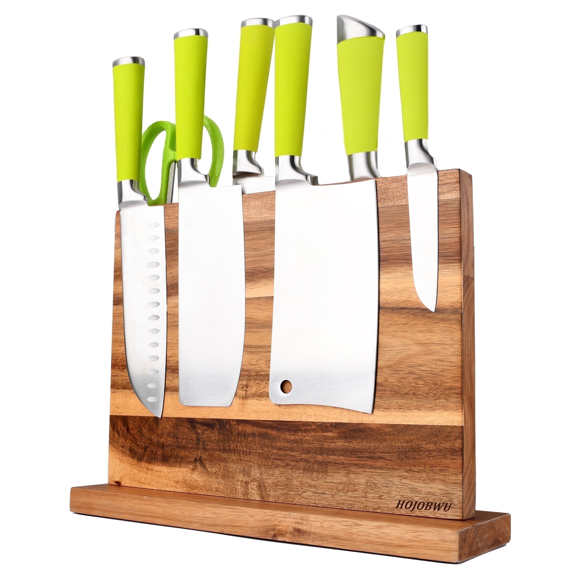 Knife Block ,Knife Storage Magnetic Knife Block Place Knife Holder ...