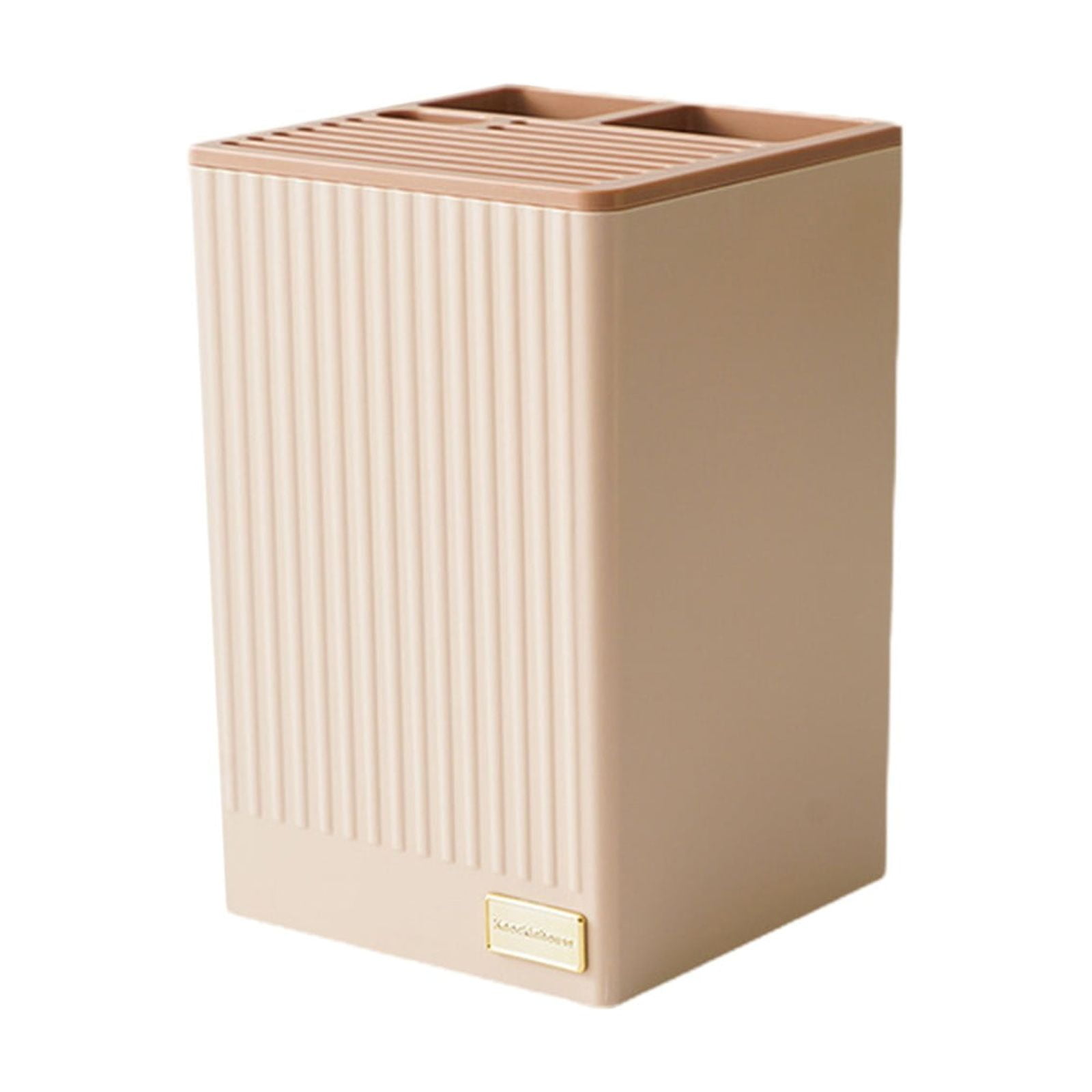 Knife Block without Knives,Large Volume with Scissors Slot Knife Holder ...