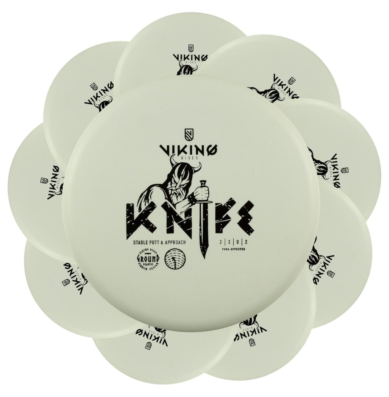 Knife Disc Golf Practice Putter 10 Pack 166-169 Grams White - Walmart.com