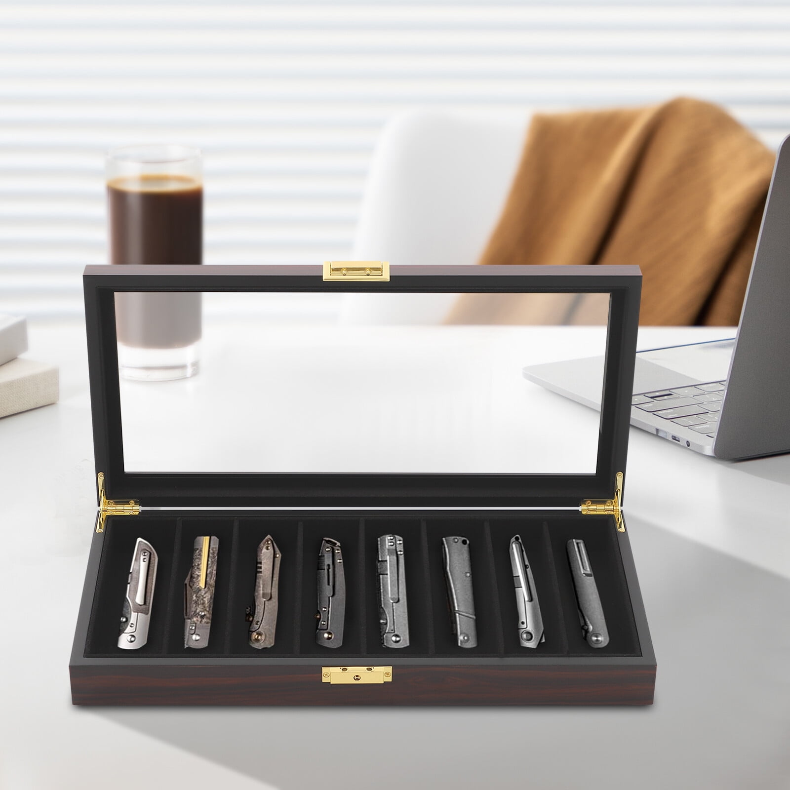 Knife Display Case, Knife Storage Box, Knife Display Case Organizer ...