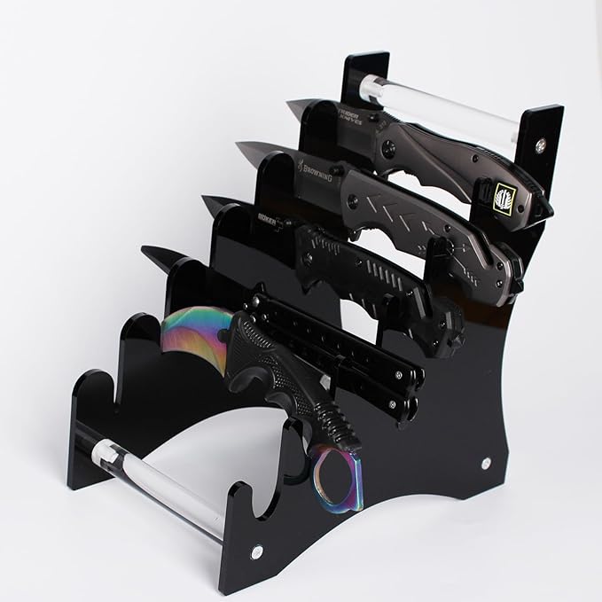 Knife Display Stand Knife Stand Display Knife Storage Holder Acrylic ...