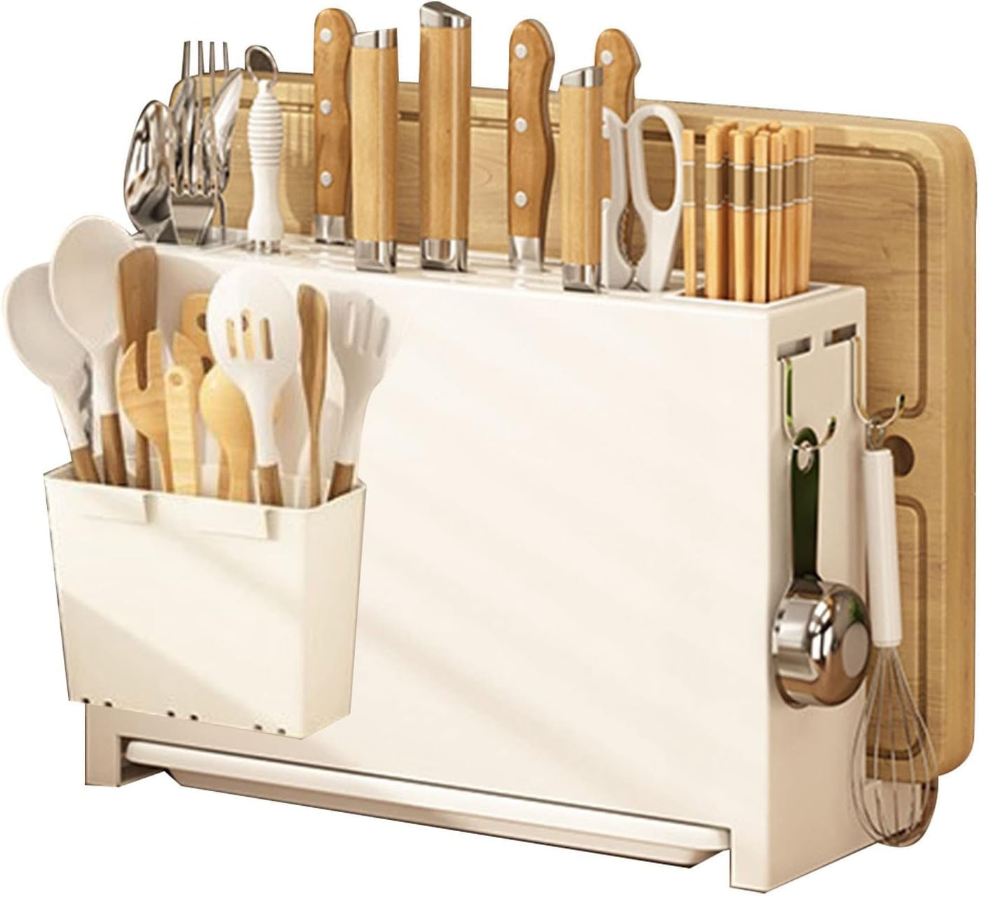 Knife Drying Holer for Kitchen Counter, Metal Knife Storage Rack ...