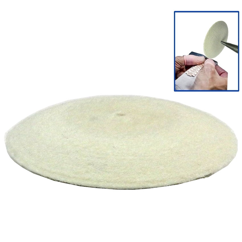Knife Edge Felt Wheel 2-1/2" Sharp Edge Hard Felt Wool Buff Polishing ...
