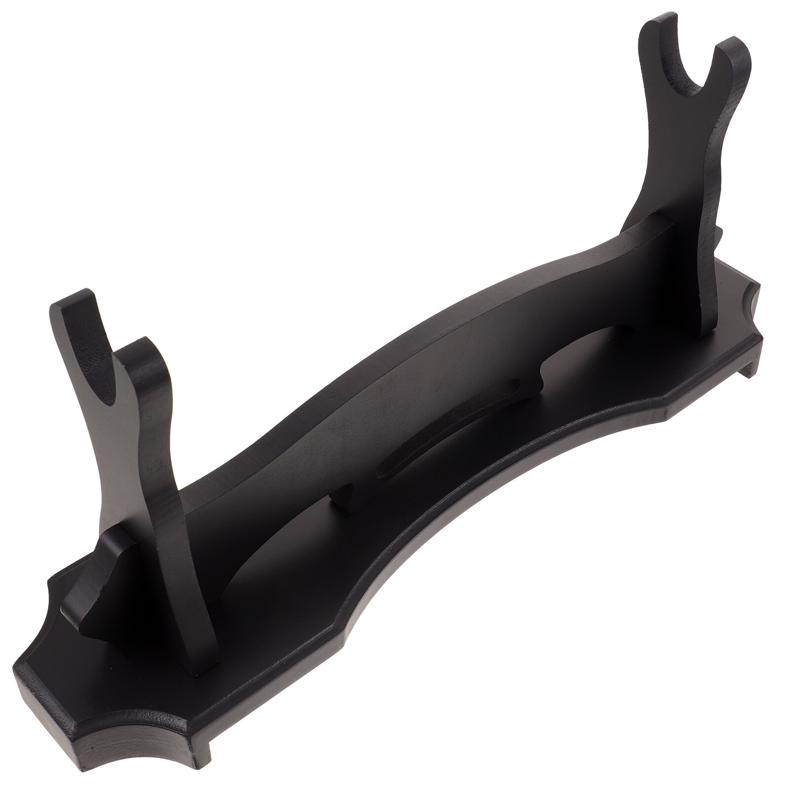 Knife Holder Wooden Flute Display Monitor Stands Rack White Cardstock ...