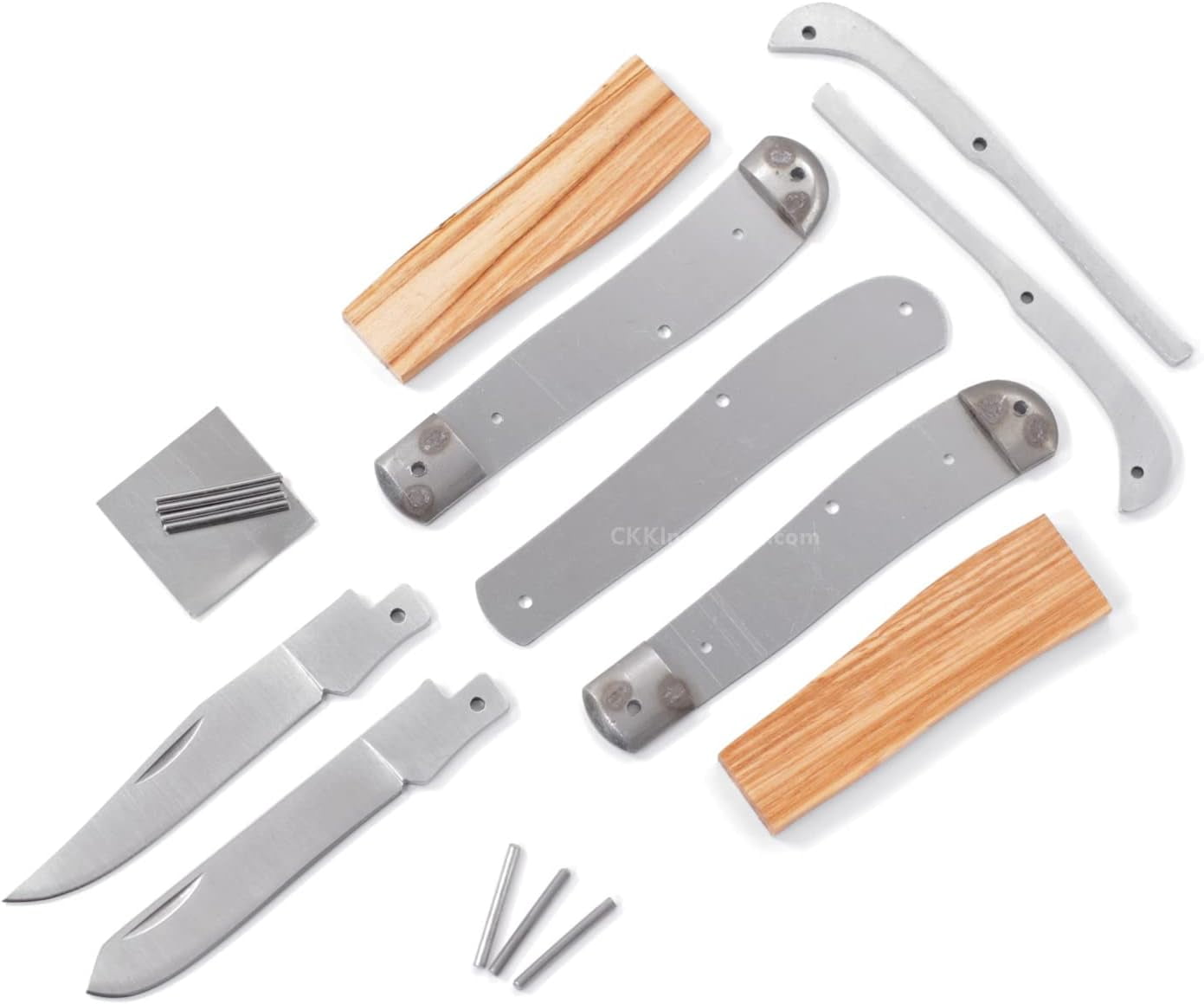 Knife Making Kit - Lineman Trapper - DIY Folding Slipjoint Knife ...