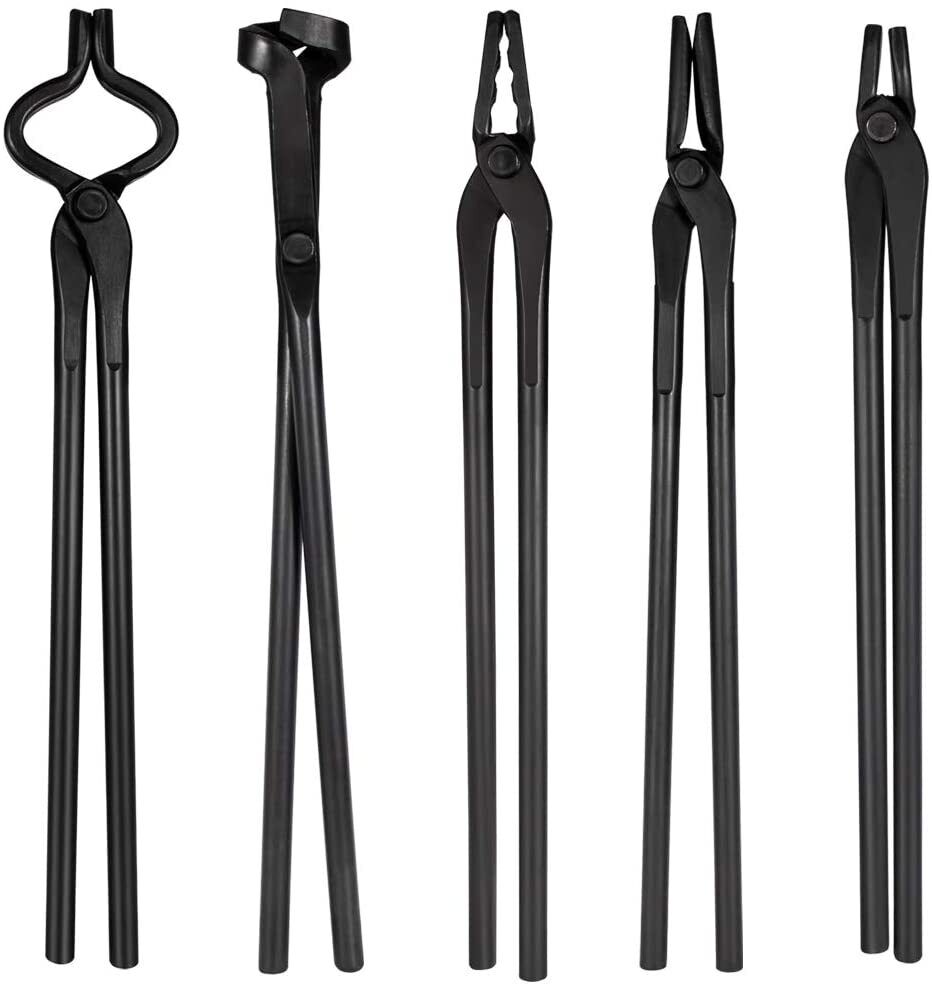 Knife Making Tongs Set Tools Blacksmith Bladesmith Tong Vise Anvil ...