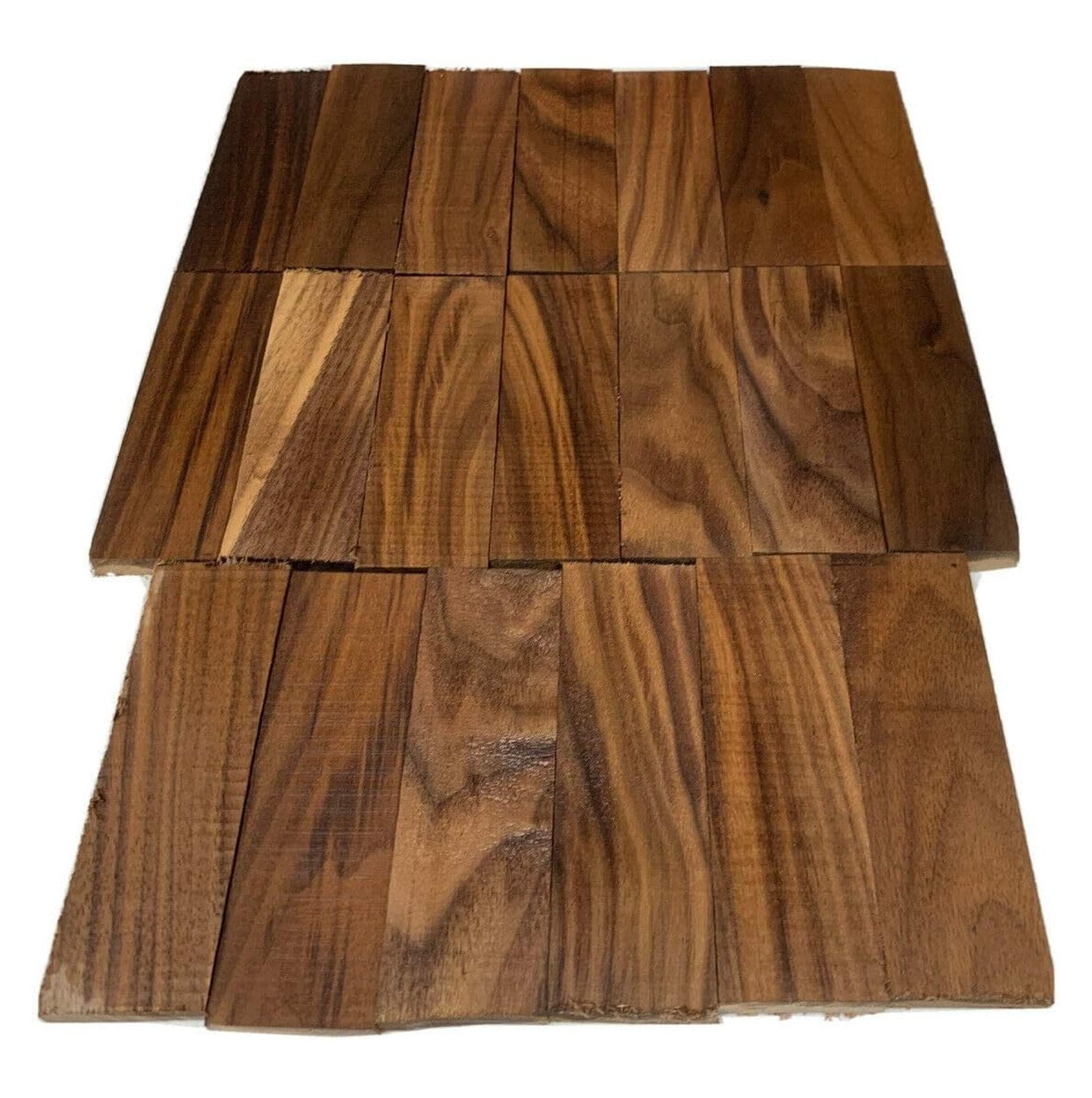 Knife Scales Black Walnut Wood - 20 Pack - 5" x 1.5" x 3/8" - Handle ...