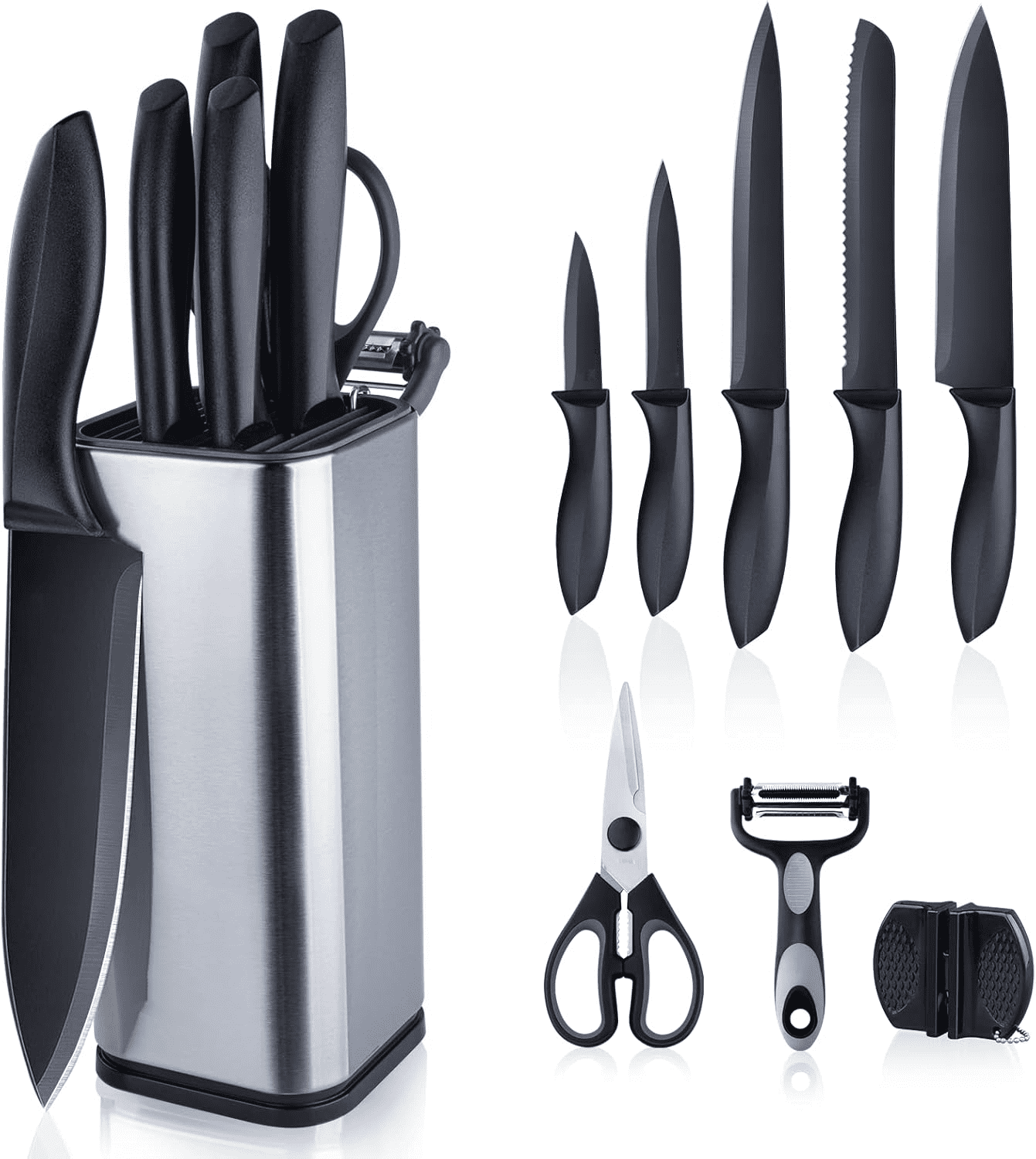Knife Set,10-1 Kitchen Knife Set,Knives Set For Kitchen-Perfect for ...