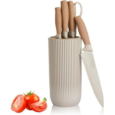 DFITO Professional Chef Kitchen Knife Set, 8 Pcs Stainless Steel Knives ...