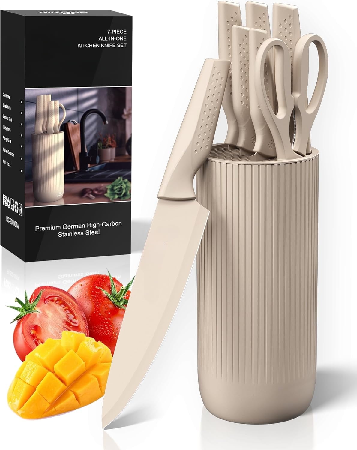 Knife Set, Kitchen Knife Set, Knives Set for Kitchen, Universal Knife ...