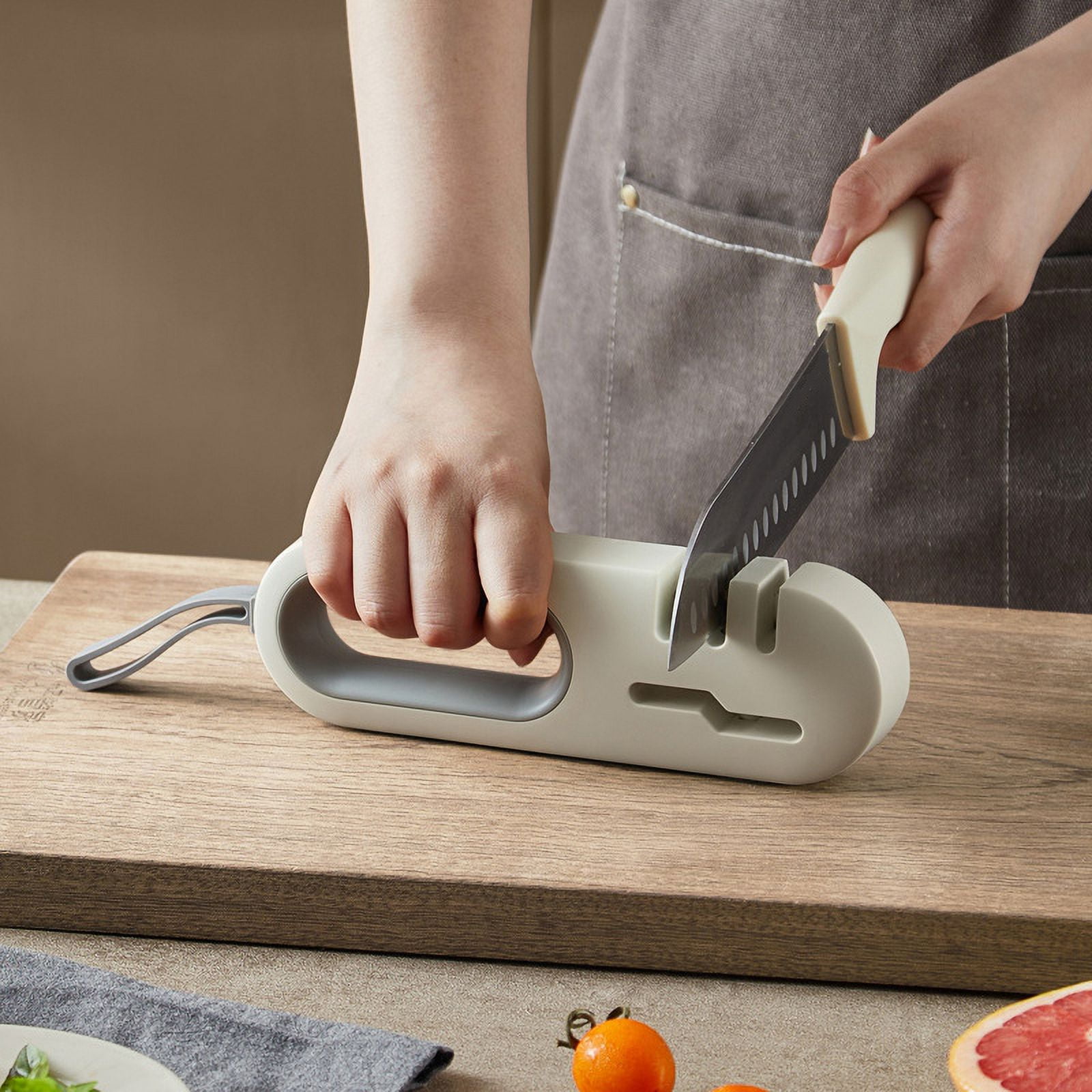 Knife Sharpener,4 in 1,Kitchen Blade and Scissors Sharpening Tool ...