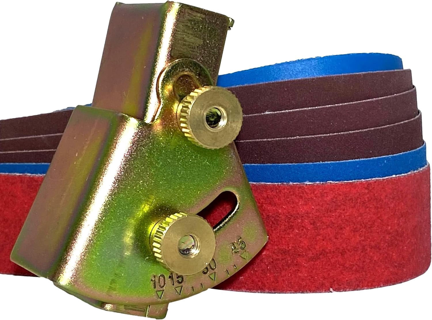 Knife Sharpening Angle Guide fits 1X30 Belt Sander with Assorted 6 Pack ...