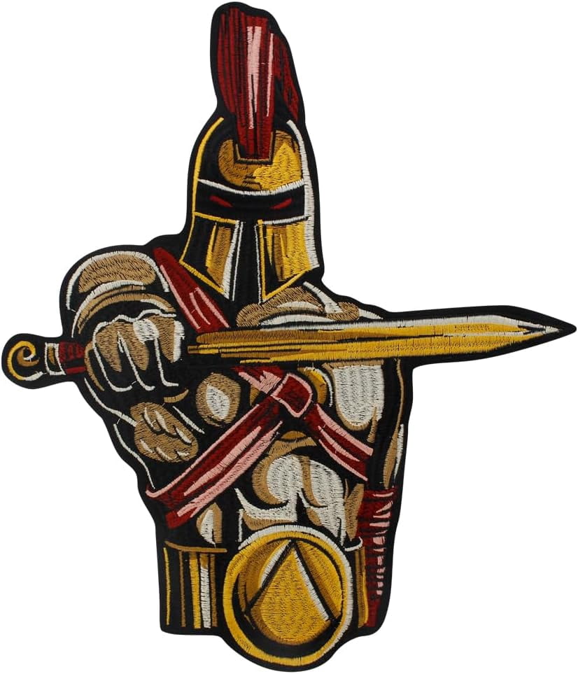 Knight Armor Patches Iron on Sew on Patch Embroidery Badges Embroidered ...