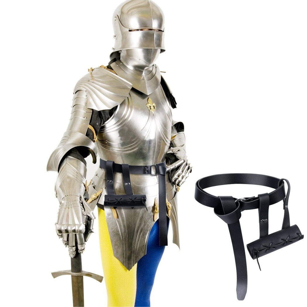 Knight Belt Sword Frog Holster, Medieval Knight Sword Leather Sheath ...