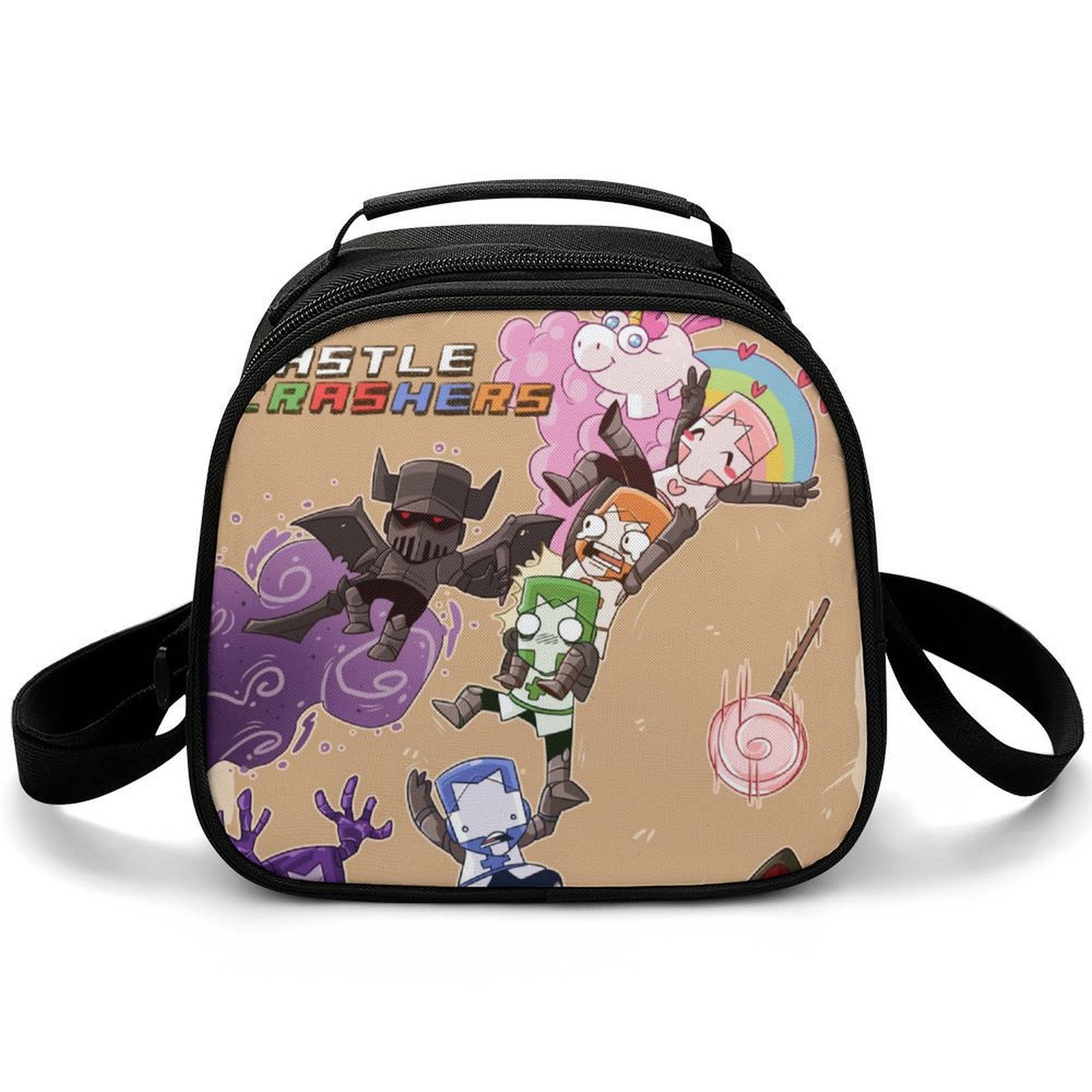 Knight Castle Crashers Insulated Lunch Bag Portable Lunch Box Reusable ...