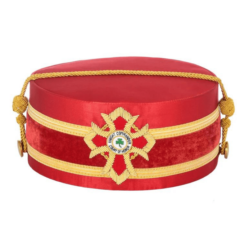 Knight Commander of the Court of Honour Scottish Rite Crown Cap - Red ...