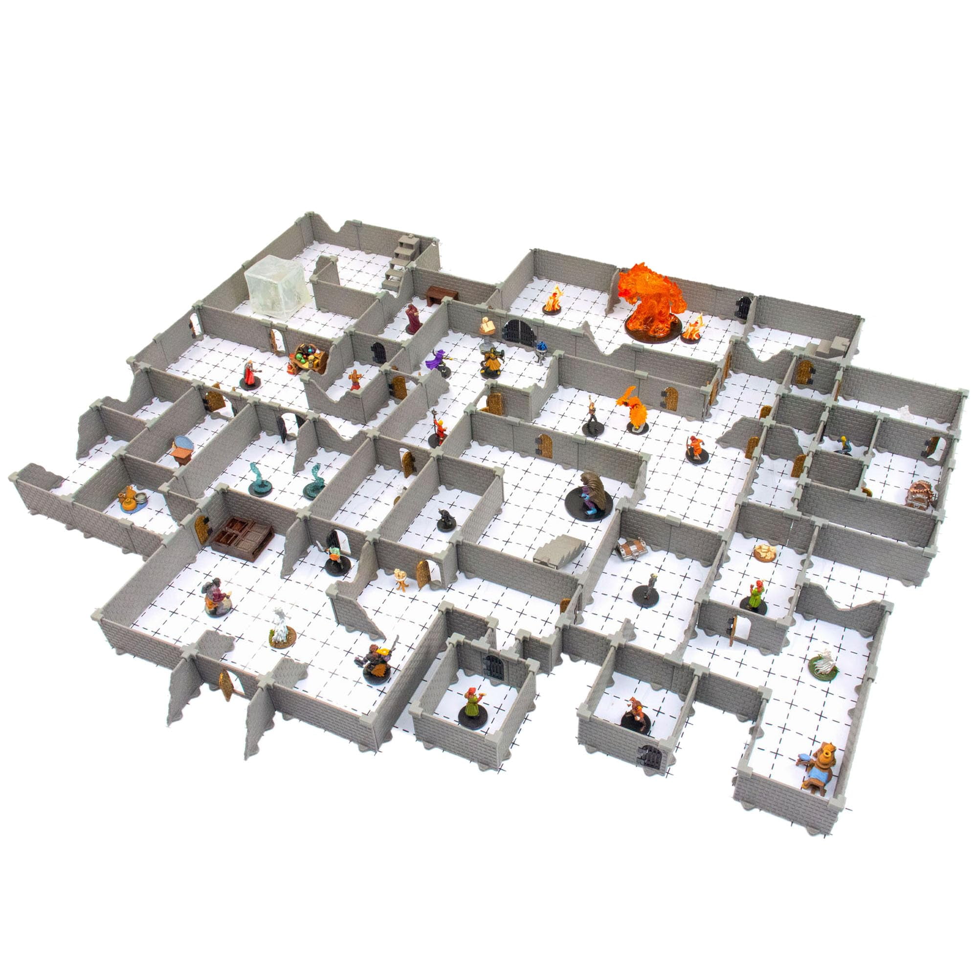 Knight Dungeon Set - Mini Dungeon Castle Cavern DND Terrain for ...