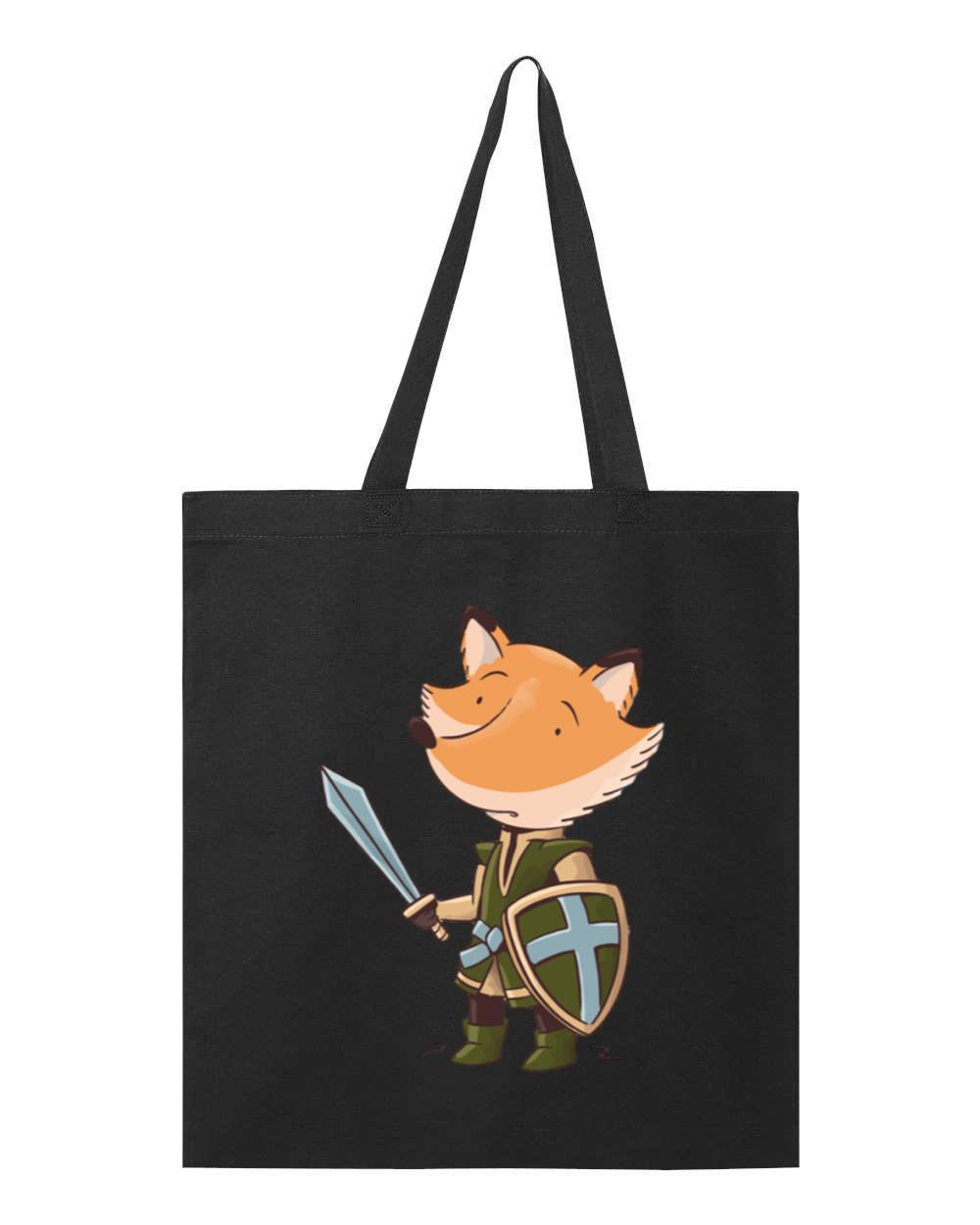 Knight Fox In Fantasy Armor Style In Woodland Hero Tote Bag - Walmart.com