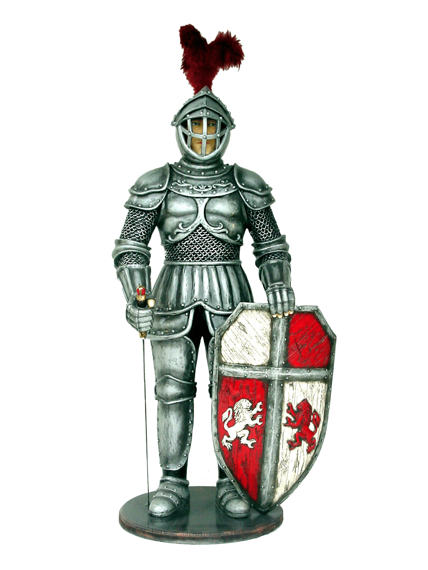 Knight In Armor Life Size Statue - Walmart.com