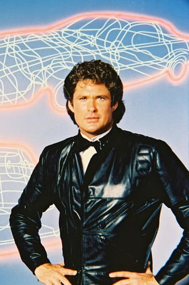 Knight Rider David Hasselhoff 24x36 Poster - Walmart.com