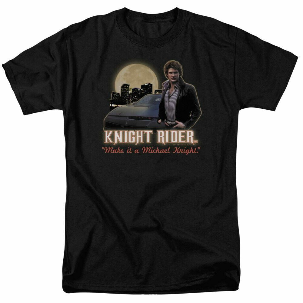 Knight Rider Full Moon T Shirt Mens Michael Kitt Licensed Classic TV ...