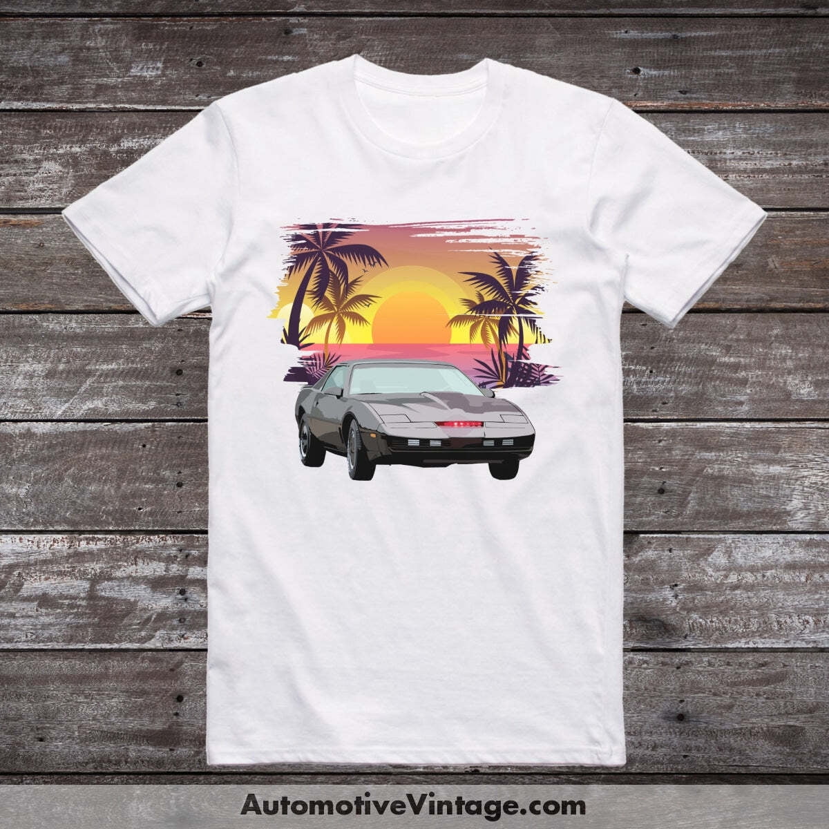 Knight Rider KITT Famous Car T-shirt - Walmart.com
