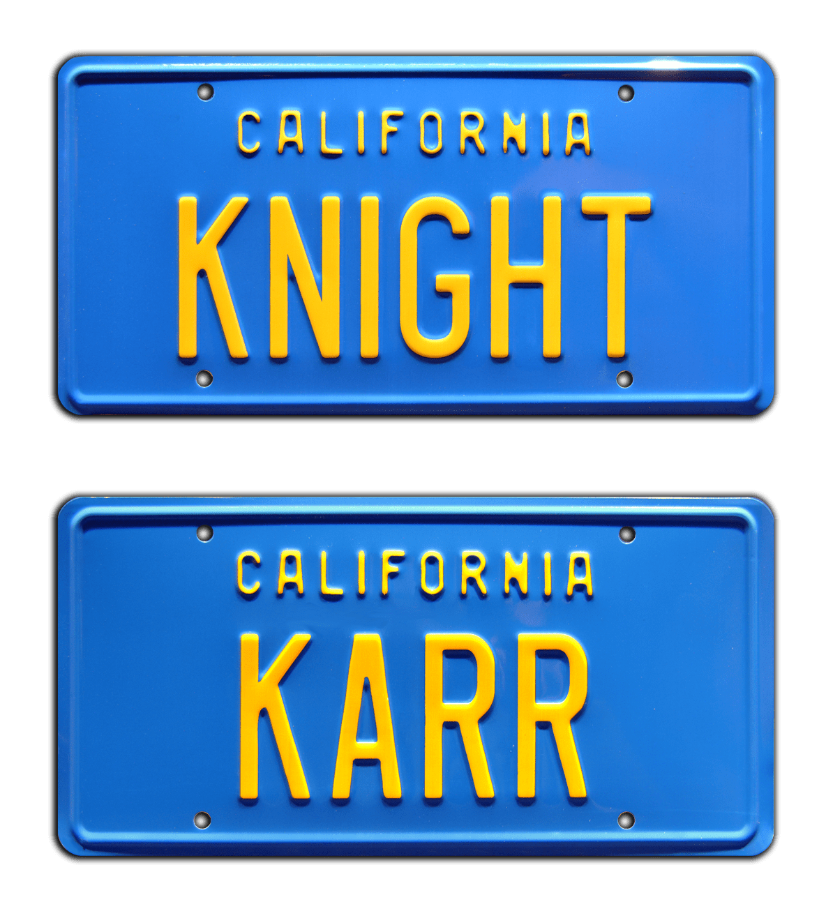 Knight Rider | KITT Trans Am | KNIGHT + KARR | Metal Stamped Replica ...