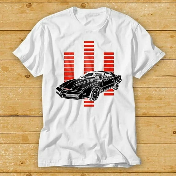 Knight Rider Kitt 2000 Michael Knight TV Series 80s Retro Car T Shirt ...