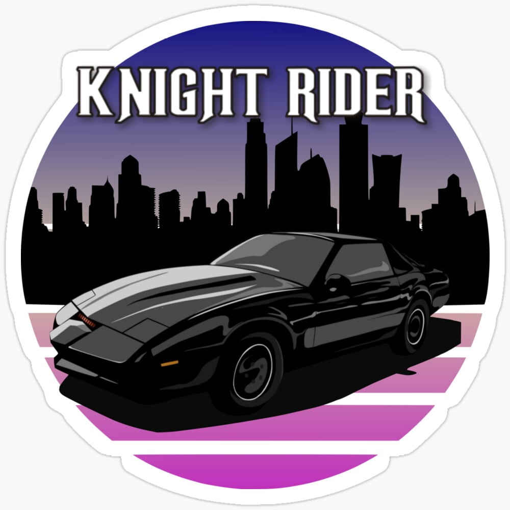 Knight Rider Kitt Sticker Phone Decal Water Bottle Stickers Car Decals ...