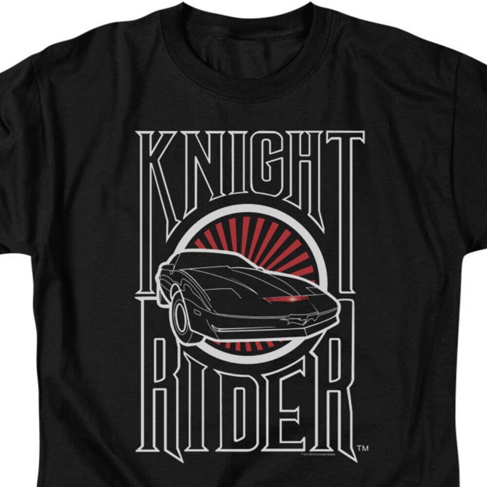 Knight Rider Logo Black Shirts - Walmart.com