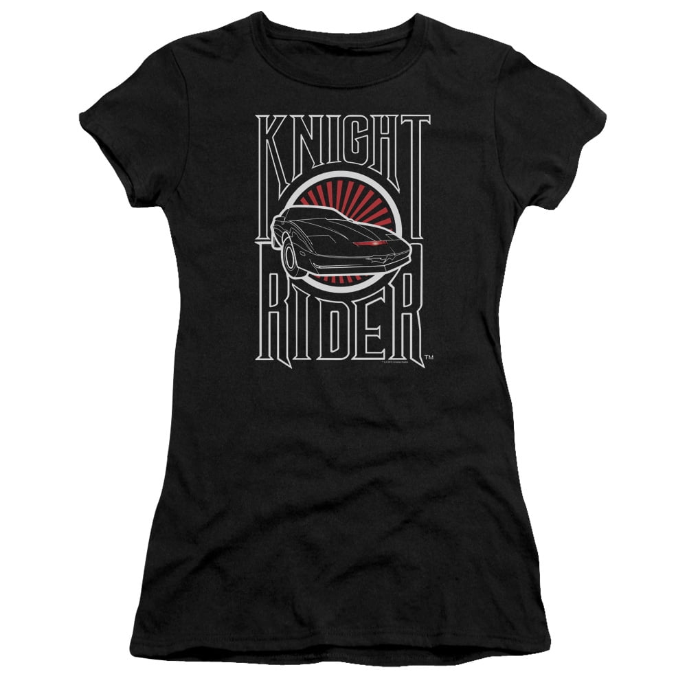 Knight Rider - Logo - Juniors Teen Girls Cap Sleeve Shirt - Medium ...