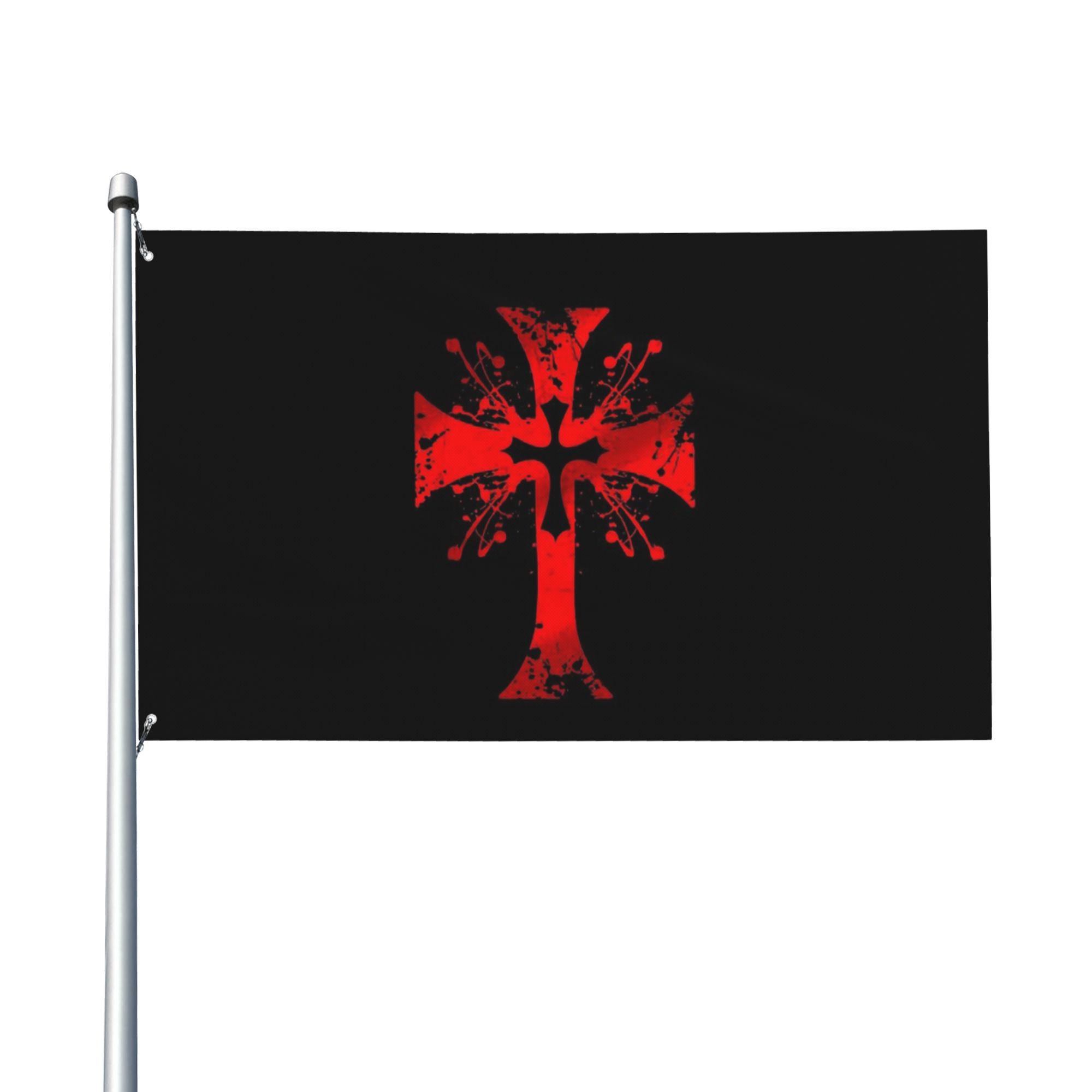 Knight'S Templar Cross Military Flags Garden Home Flag House Flags For ...