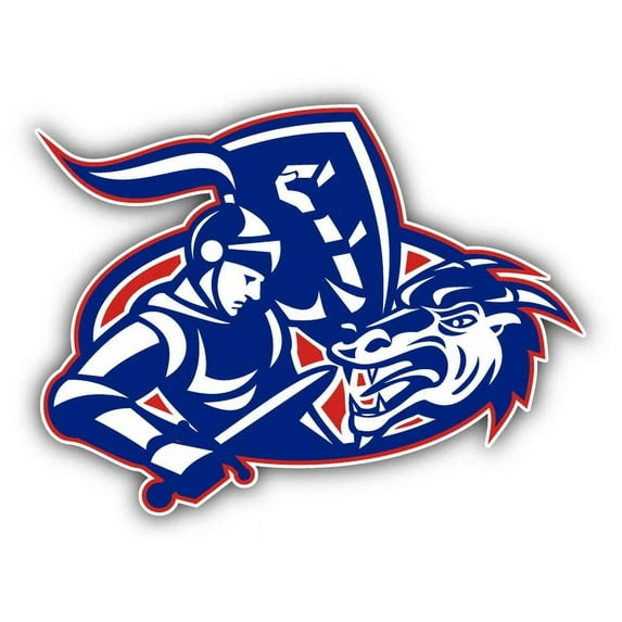 Knight St. George Fighting Dragon Sticker Phone Decal Water Bottle ...