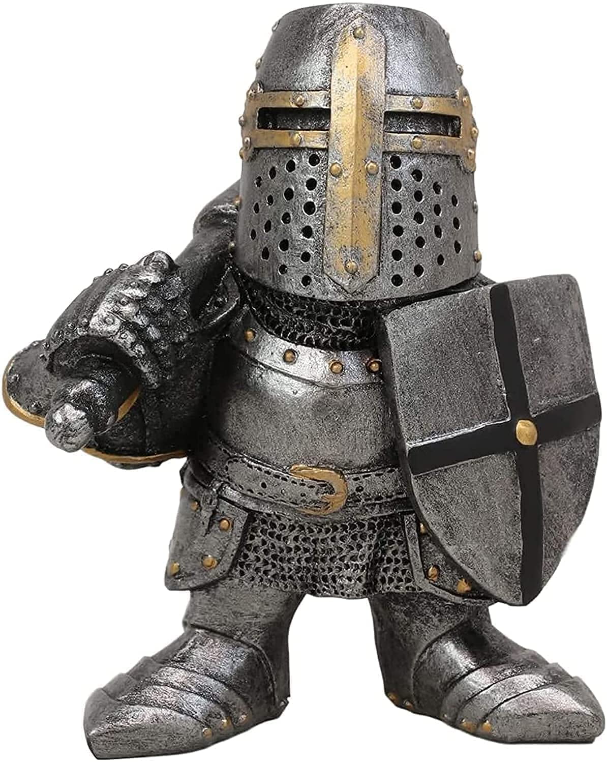 Knight Statue Garden Knight Figurines Knight Garden Gnomes Decorations ...