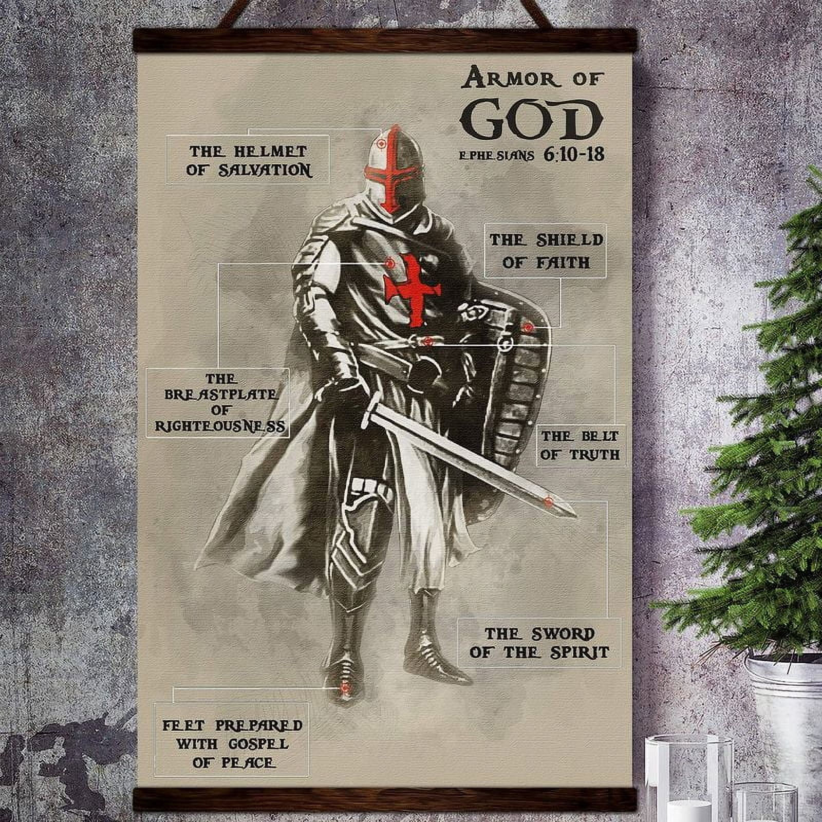 Knight Templar Armor Of God The Helmet Of Salvation The Belt Of Truth ...