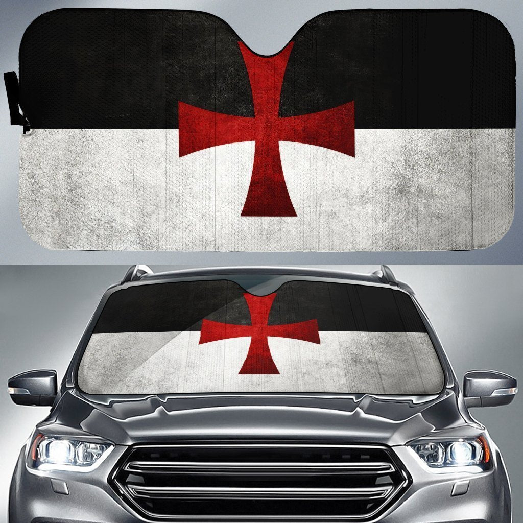Knight Templar Car Sunshade Custom Symbol Car Accessories, Car ...