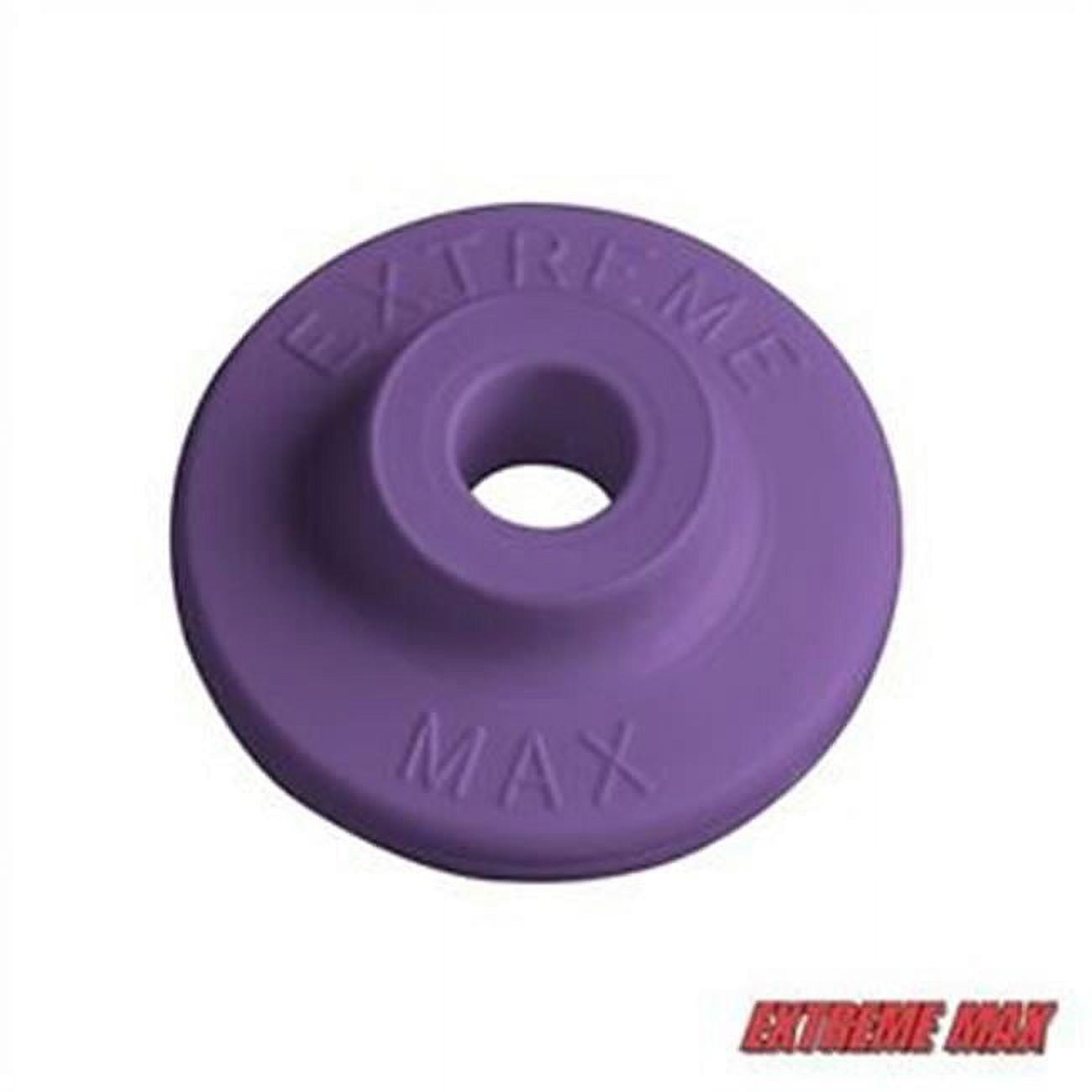 Extreme Max 5900.1161 Round Plastic Backers - Purple, Pack of 48 ...