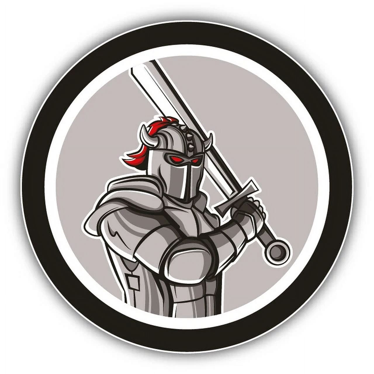 Knight Warrior Emblem Sticker Phone Decal Water Bottle Stickers Car ...