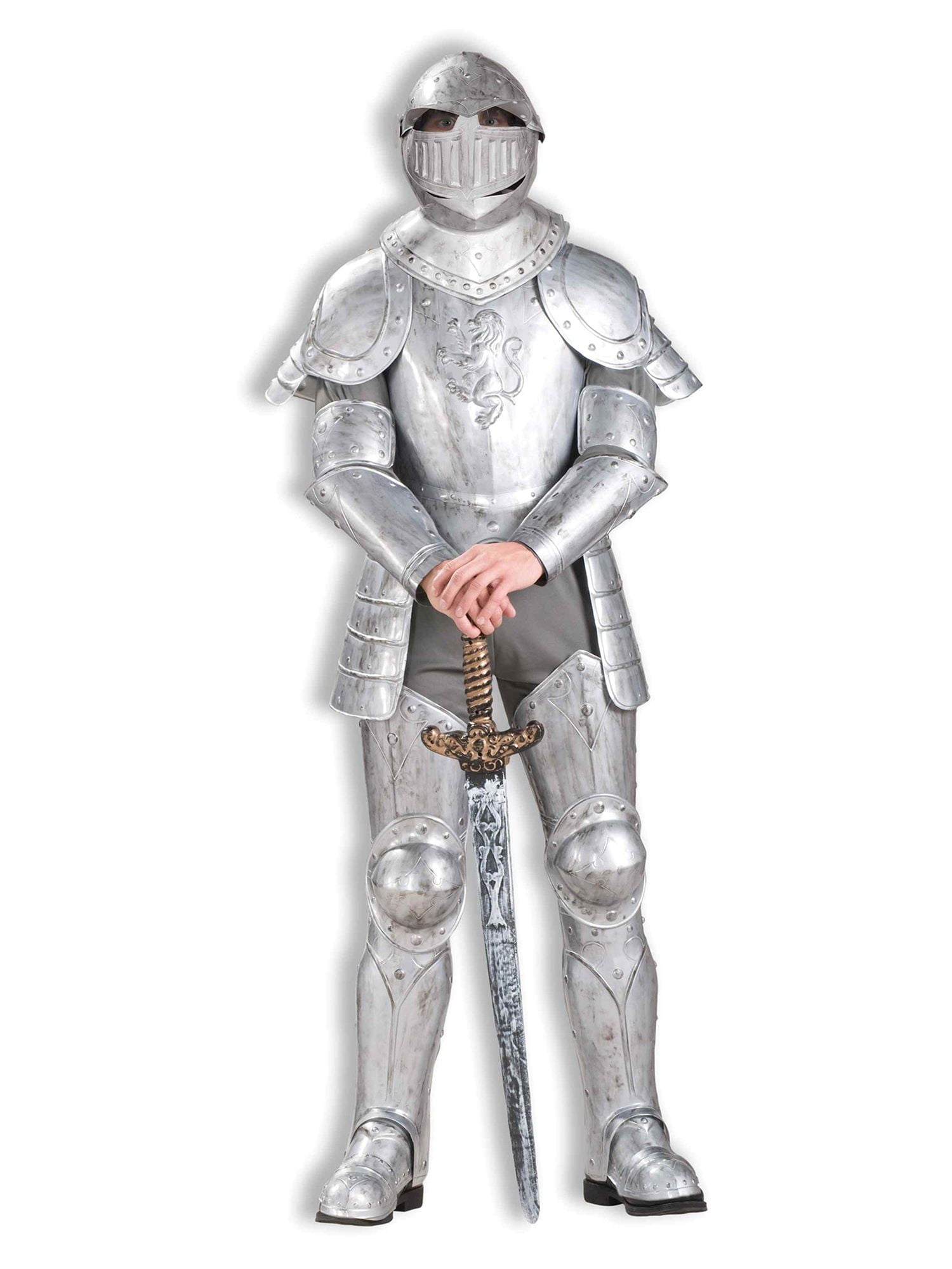 RUBIES II Knight in Shining Armor Costume for Adults, Halloween ...