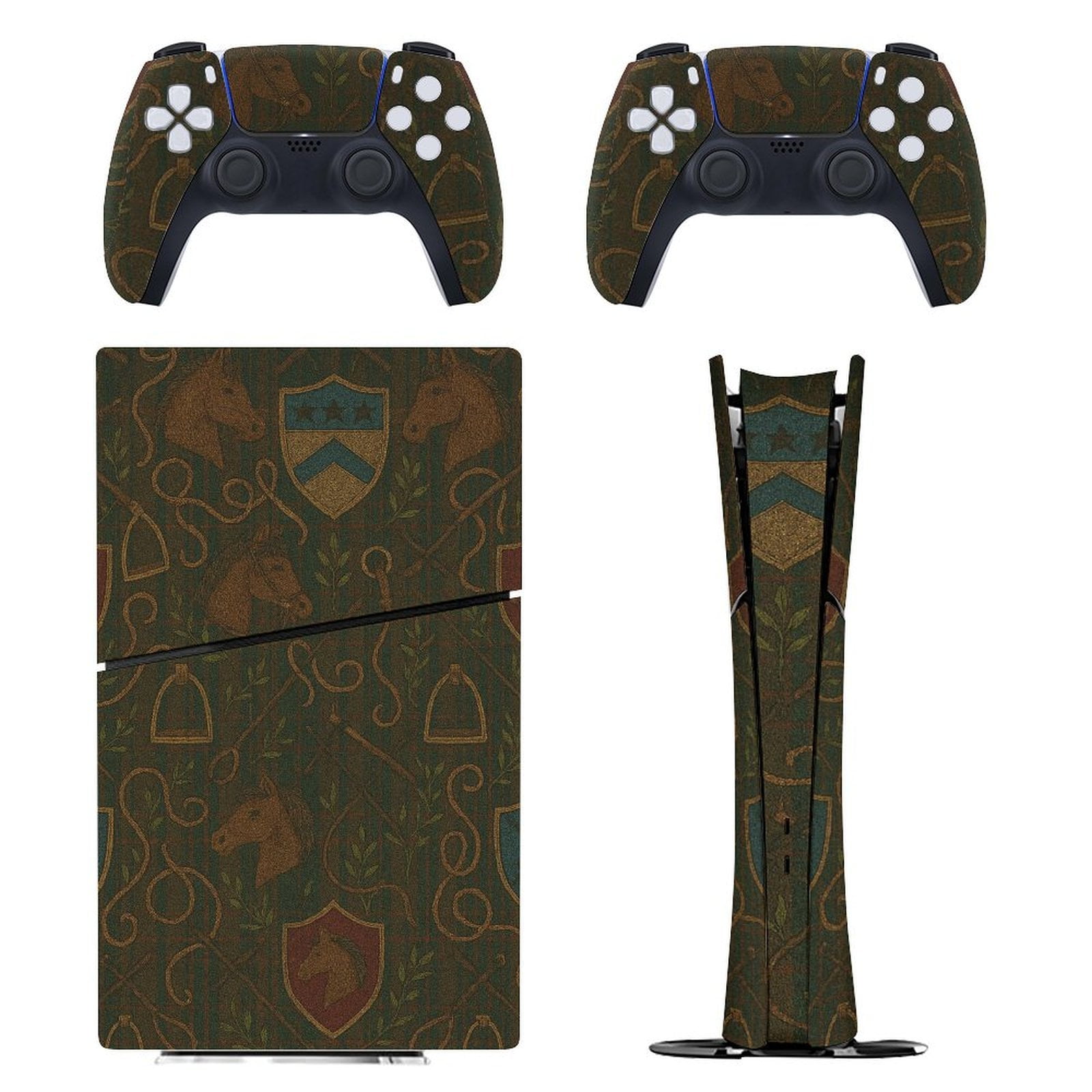 Knight’s Herald Console Skin Bundle for PS5 Pro Slim Disc & Digital ...