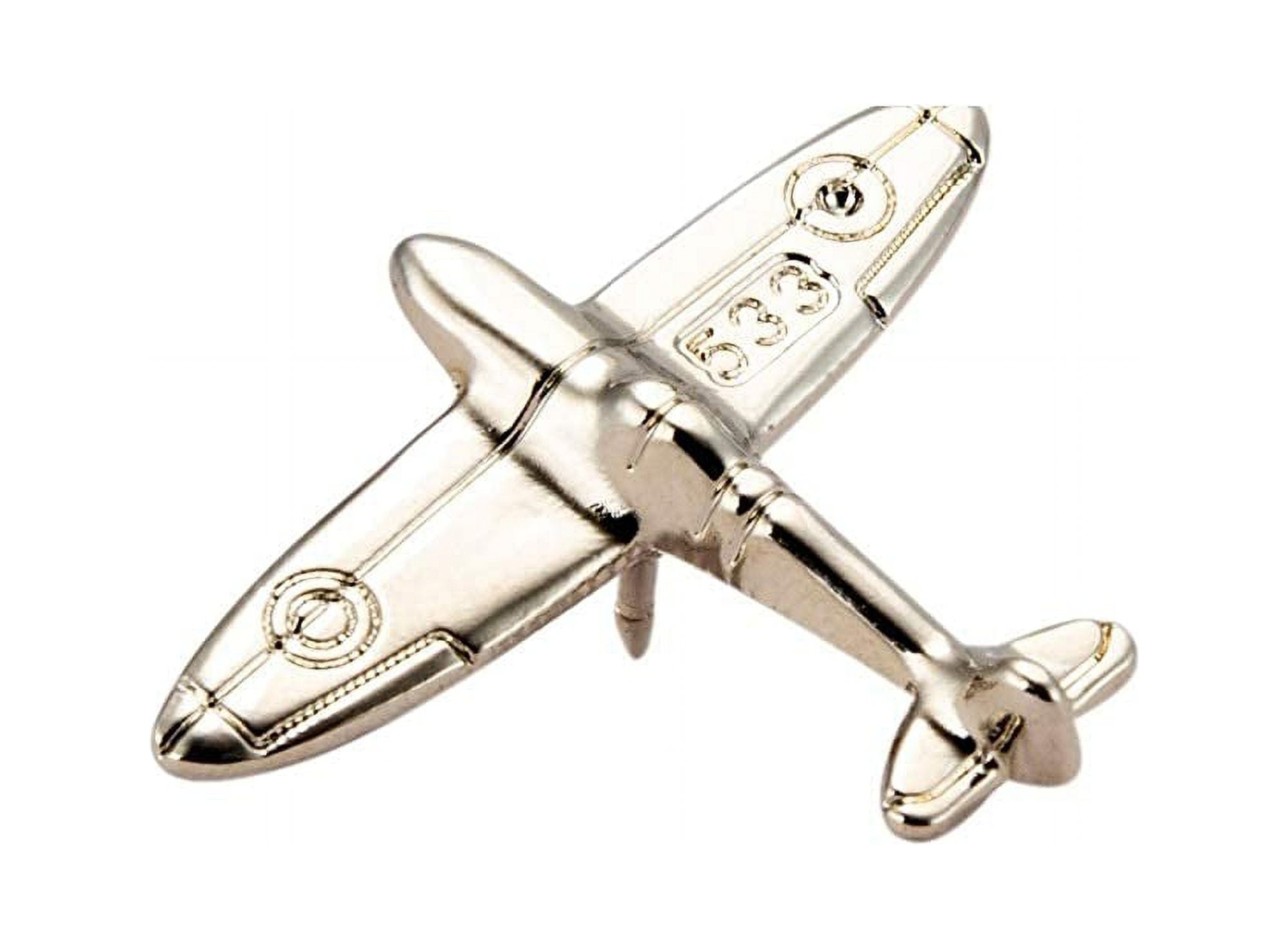 Knighthood Silver Airplane Lapel Pin Badge Coat Suit Collar Accessories ...