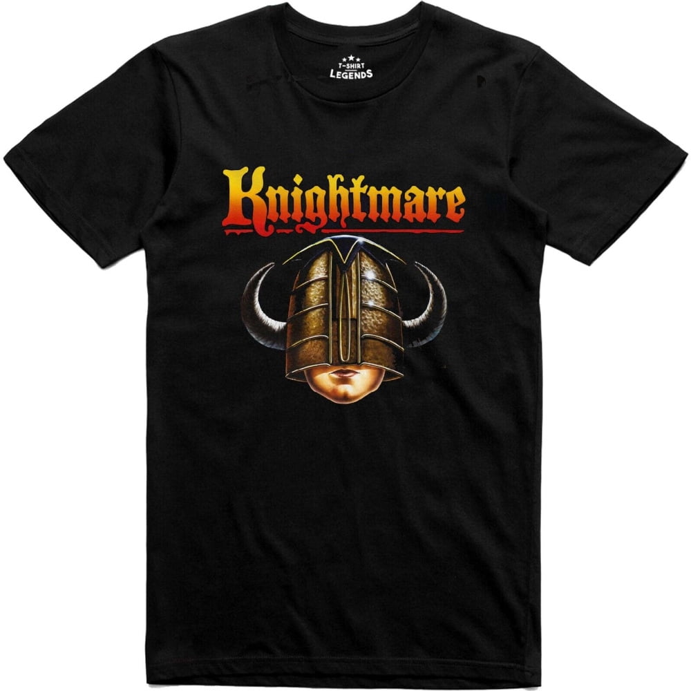 Knightmare TV Show T Shirt David Rowe Helmet of Justice Logo Officially ...