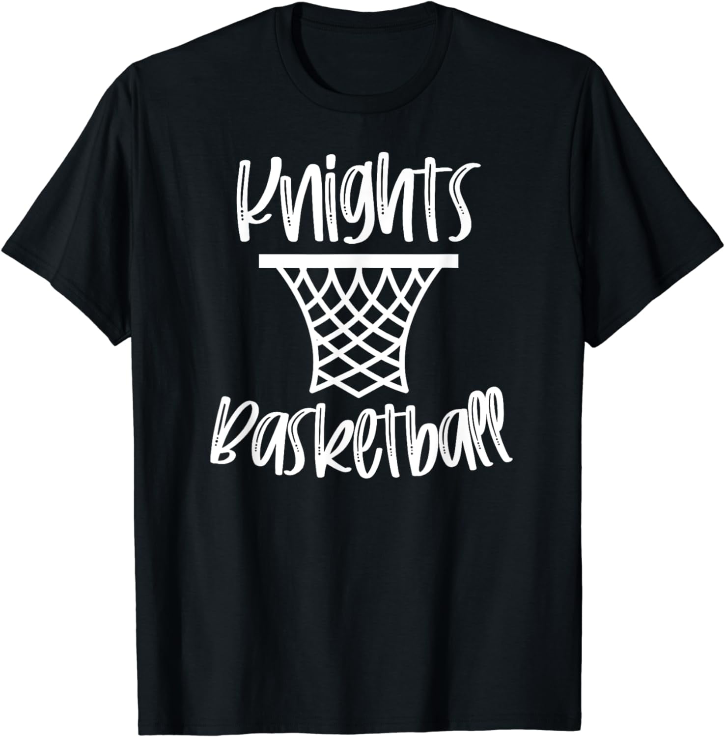 Knights Basketball Team Mascot School Spirit Game Night T-Shirt ...