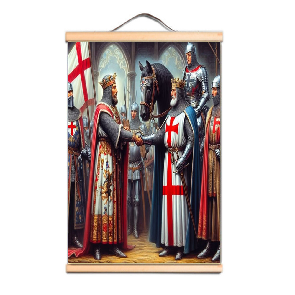 Knights Templar Battle Flag & Banners Ancient Art of War Medieval ...