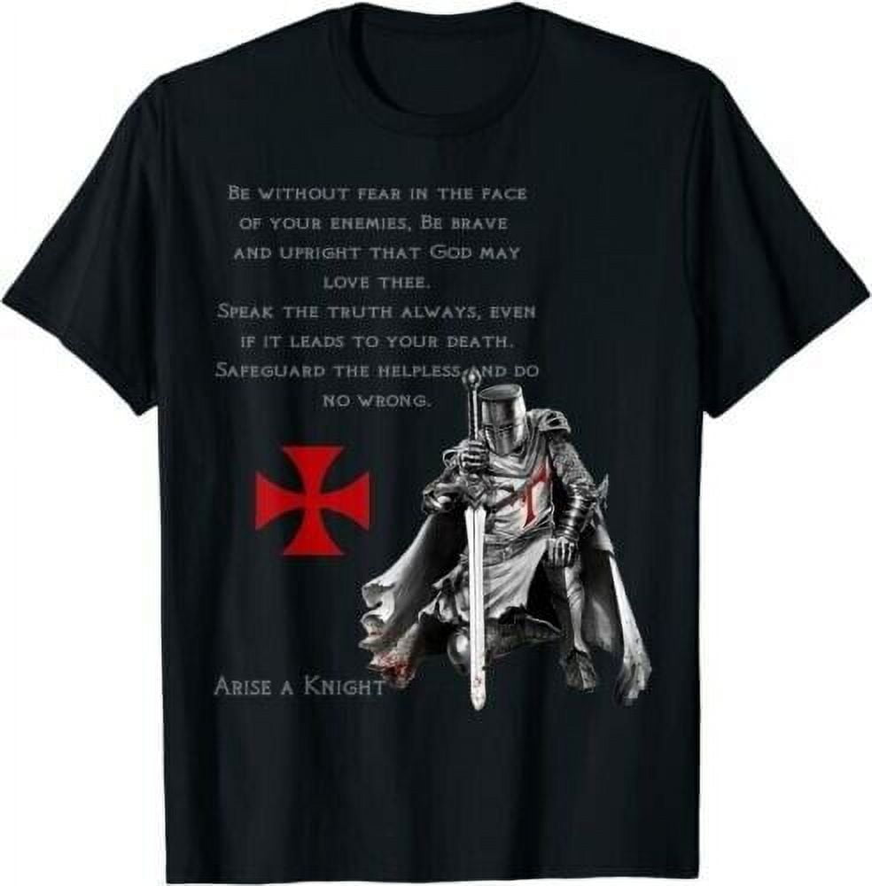 Knights Templar Christian Religious Oath Tshirt - Walmart.com